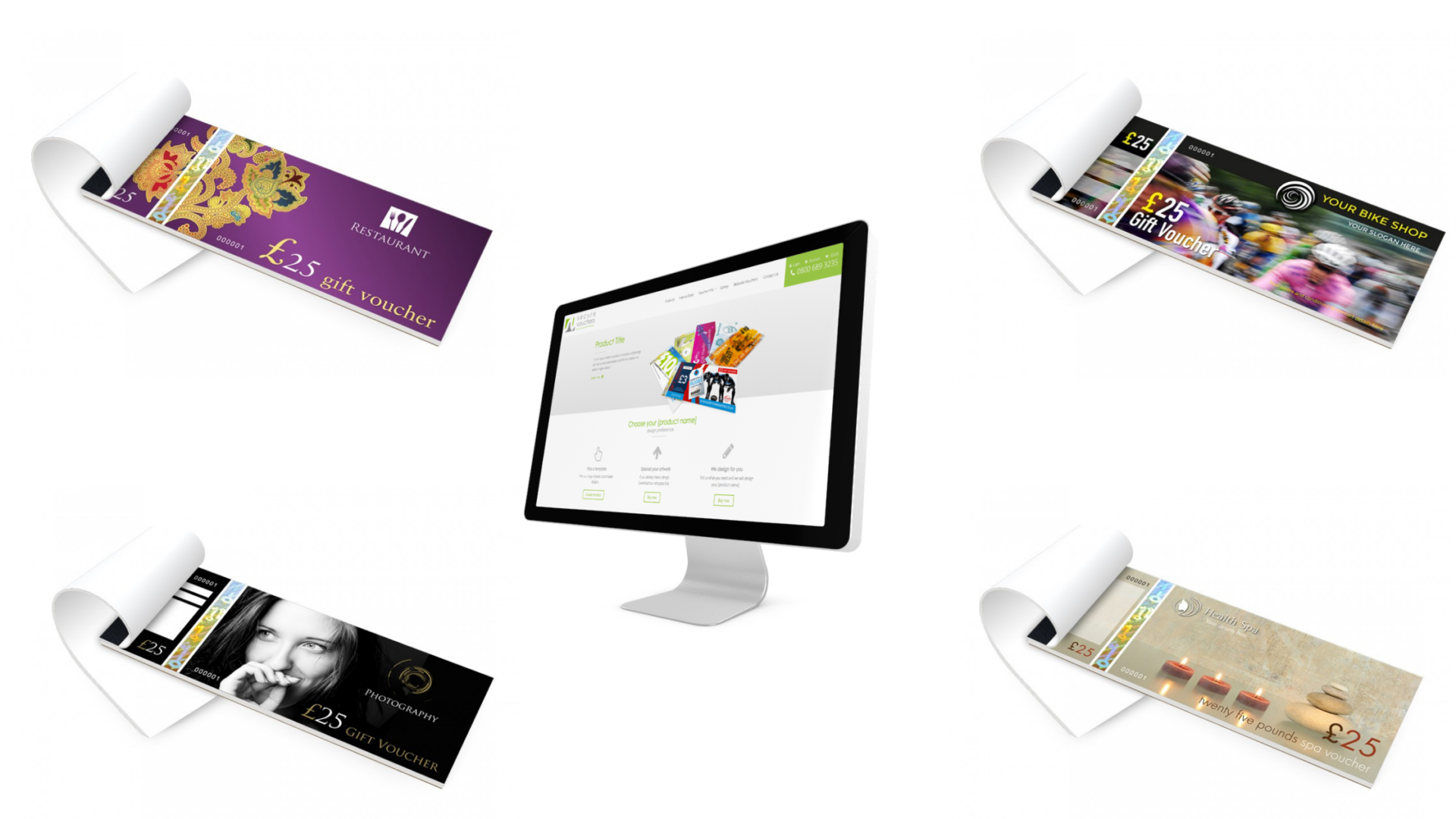 Create your own gift voucher using templates | Secure Vouchers